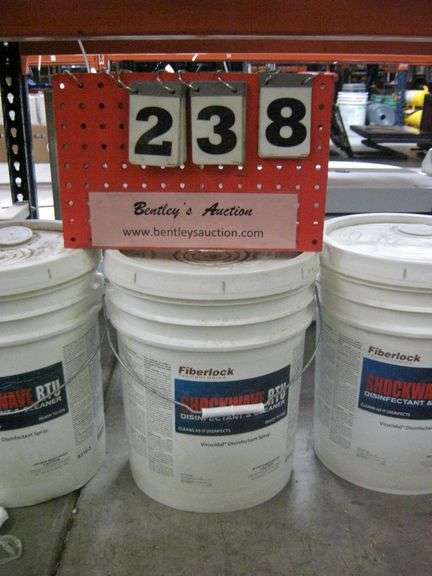 5-GALLON BUCKET: FIBERLOCK SHOCKWAVE RTU DISINFECTANT & CLEANER ...