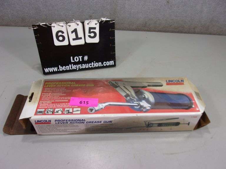 LINCOLN HAND PUMP GREASE GUN - Bentley & Associates, LLC