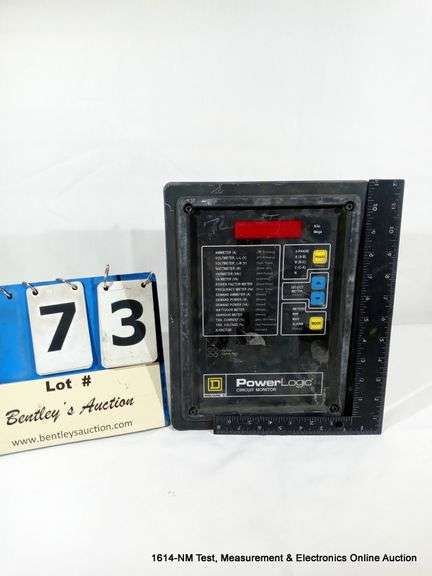 SQUARE D POWERLOGIC CIRCUIT MONITOR - Bentley & Associates, LLC