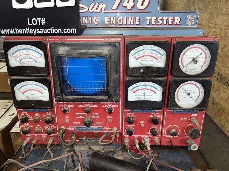 SUN 740 ELECTRONIC ENGINE TESTER - Bentley & Associates, LLC
