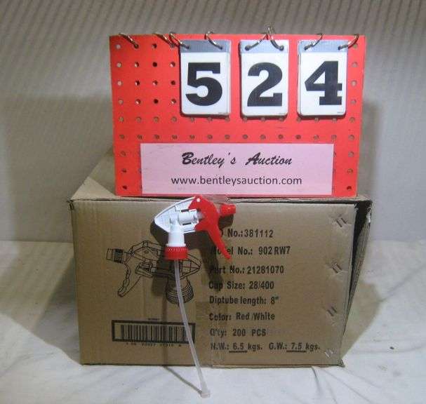 CONTICO BOX OF SPRAYER HEADS - Bentley & Associates, LLC