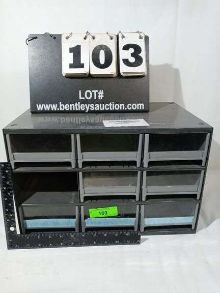 BLACK 9-DRAWER TOOL SHELF - Bentley & Associates, LLC