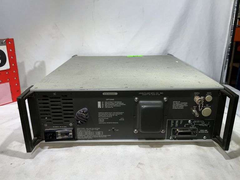 FLUKE 6060B SYNTHESIZED RF SIGNAL GENERATOR - Bentley & Associates, LLC