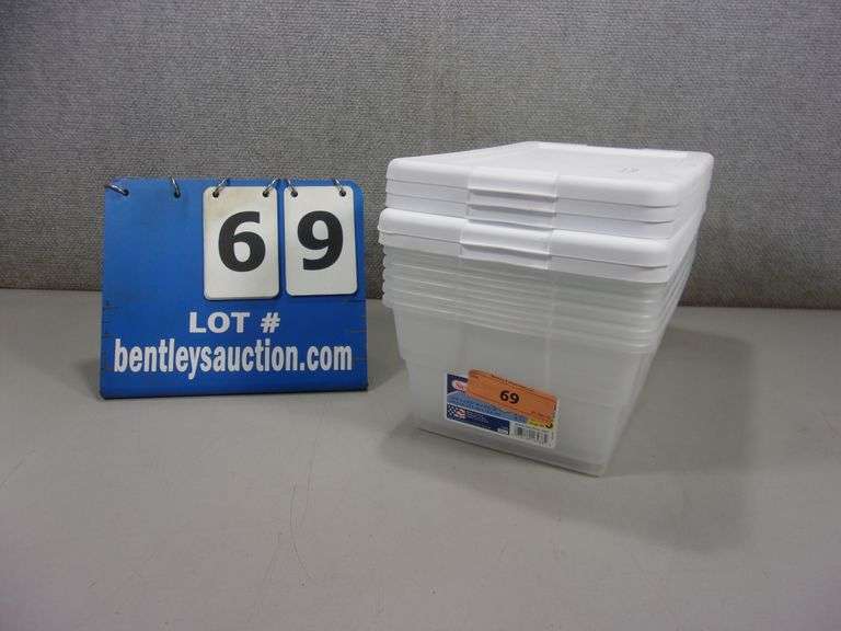 STERILITE PLASTIC SEE-THROUGH CONTAINERS W/ LIDS (5X MONEY) - Bentley ...