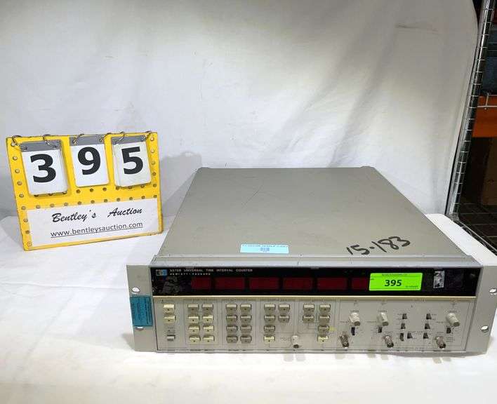 HP 5370B UNIVERSAL TIME INTERVAL COUNTER - Bentley & Associates, LLC