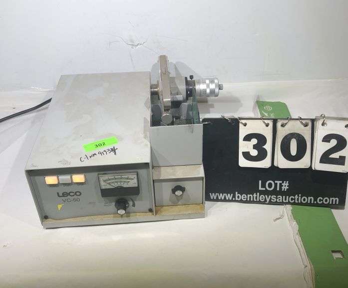 LECO VC-50 DIAMOND SAW - Bentley & Associates, LLC