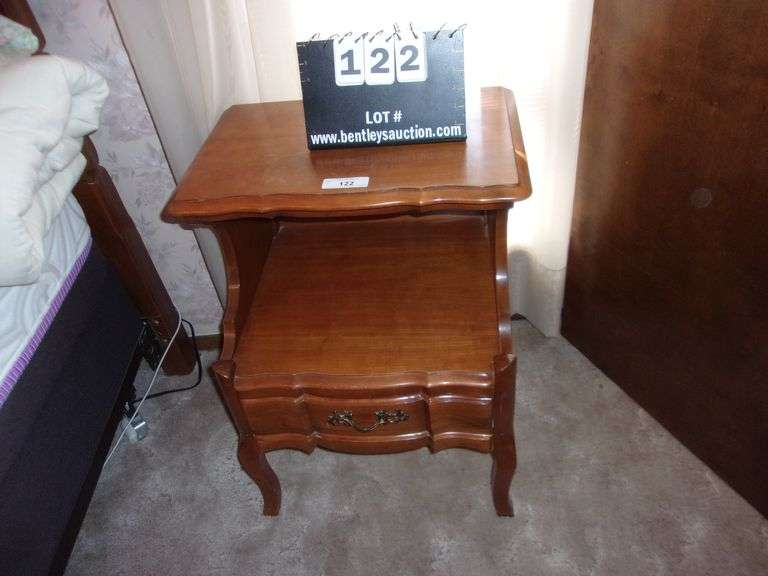 SANFORD FURNITURE PERMACRAFT CHERRY SINGLE DRAWER NIGHTSTAND - Bentley ...