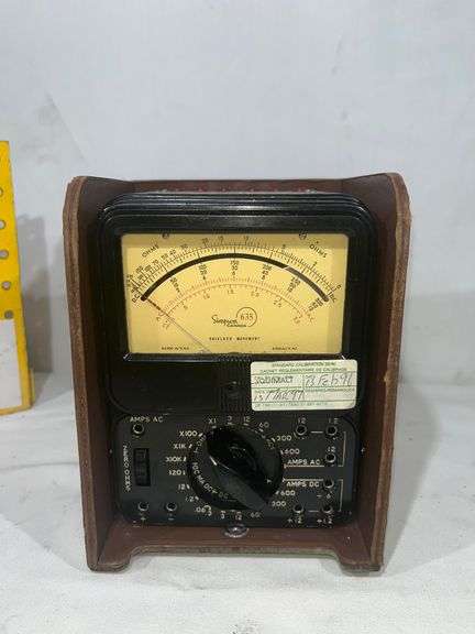 SIMPSON 635 OHM METER - Bentley & Associates, LLC