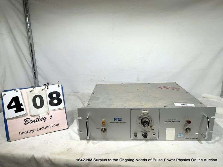 FIELD EMISSION CORPORATION DELAYED TRIGGER AMPLIFIER MODEL 154 ...