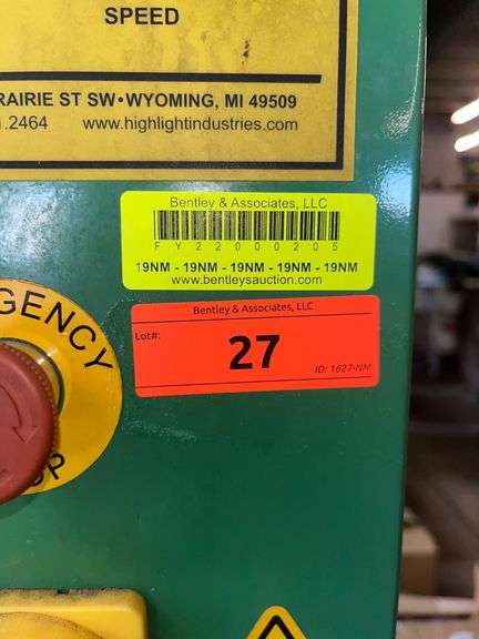 HIGHLIGHT PREDATOR SS SEMI-AUTO LOW PROFILE STRETCH WRAP TURNTABLE ...