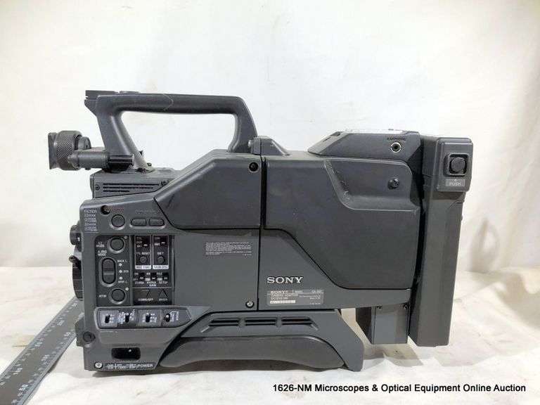 SONY DIGITAL VIDEO CAMERA MODEL DXC-D35WS - Bentley & Associates, LLC