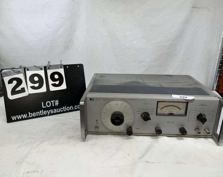 HP 651B TEST OSCILLATOR 10 Hz - 10 Mz - Bentley & Associates, LLC