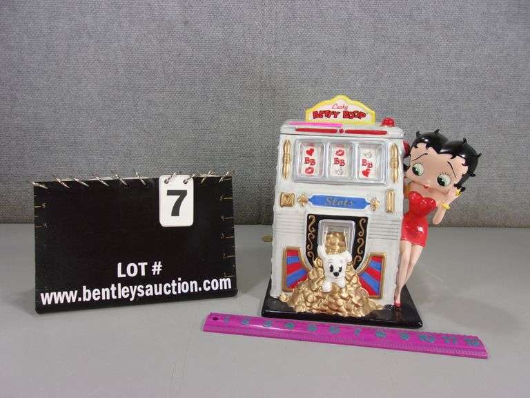 BETTY BOOP SLOT MACHINE COOKIE JAR - Bentley & Associates, LLC