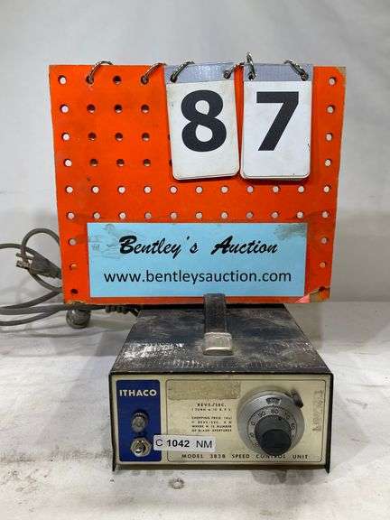 ITHACO MODEL 383B SPEED CONTROL UNIT - Bentley & Associates, LLC