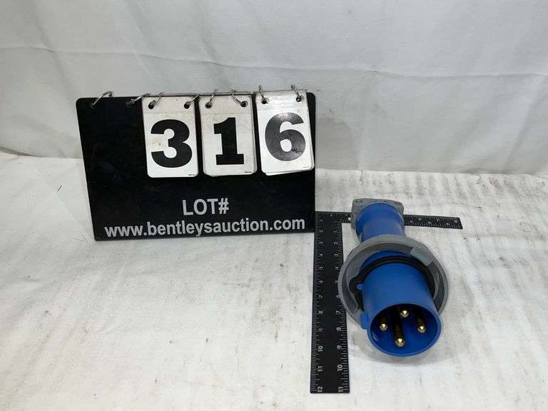 HUBBELL POWER CONNECTOR 460P9W 250 VAC - Bentley & Associates, LLC