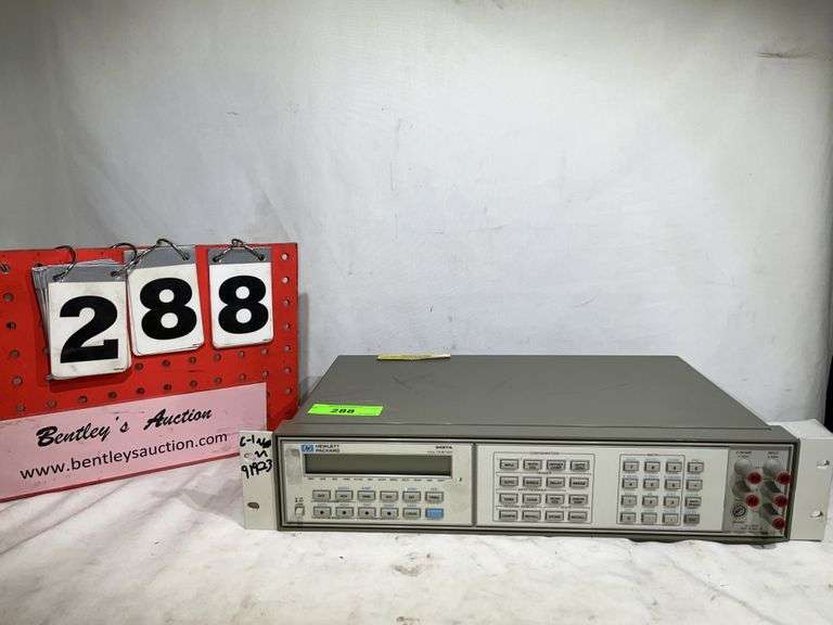 HP 3457A MULTIMETER - Bentley & Associates, LLC