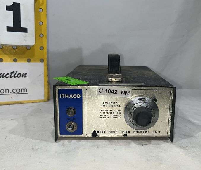 ITHACO MODEL 383B SPEED CONTROL UNIT - Bentley & Associates, LLC