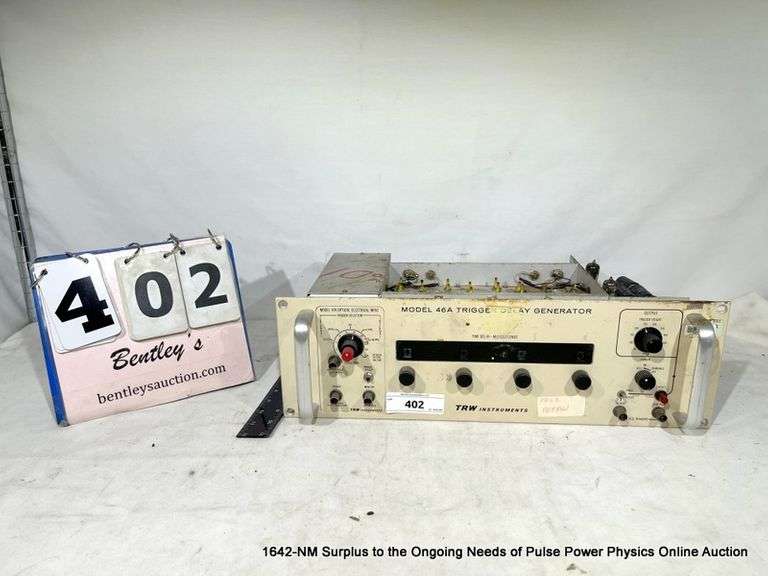 TRW INSTRUMENTS MODEL 46A TRIGGER DELAY GENERATOR - Bentley ...