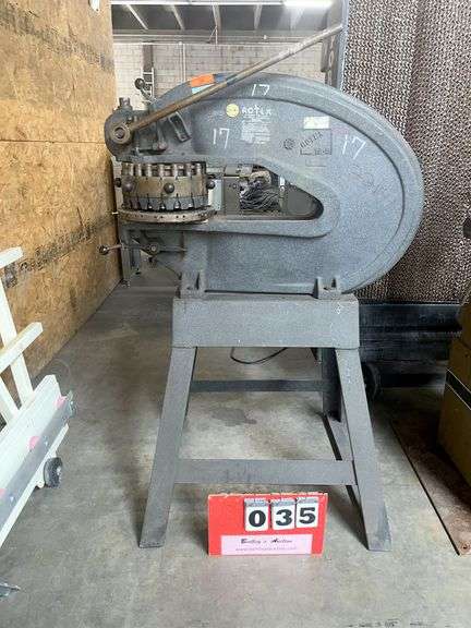 ROTEX PUNCH COMPANY MODEL: 18BS - Bentley & Associates, LLC