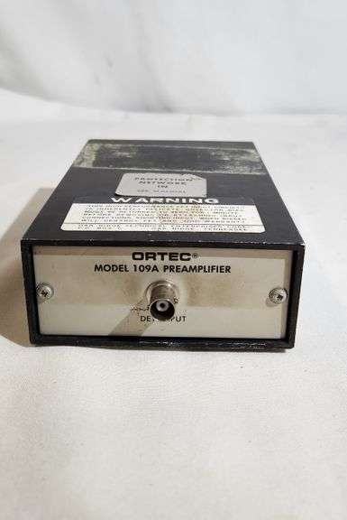 ORTEC 109A PREAMPLIFIER - Bentley & Associates, LLC