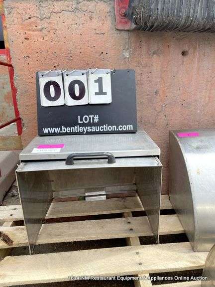 SERVING HOOD, 13" X 12" - USED, AS IS - Bentley & Associates, LLC