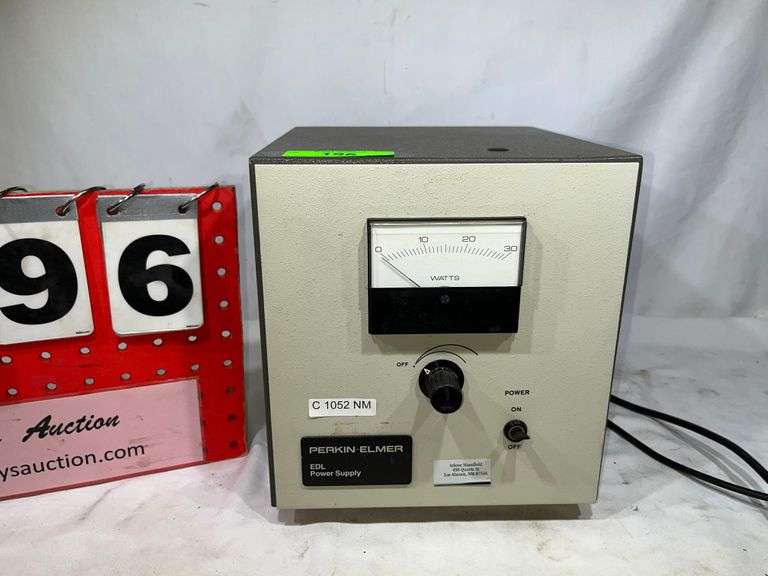 PERKIN-ELMER EDL POWER SUPPLY - Bentley & Associates, LLC