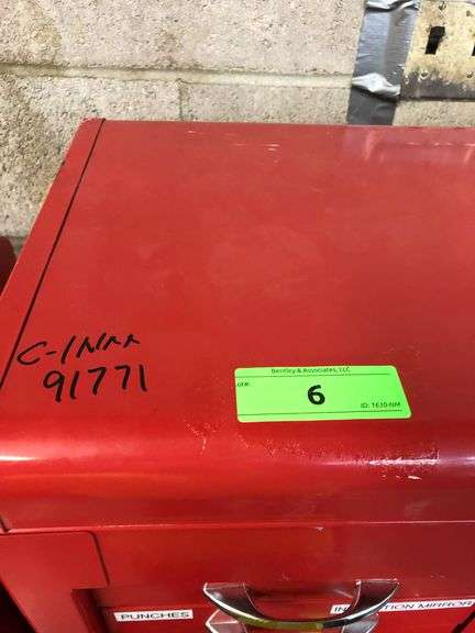 PROTO PROFESSIONAL TOOLS TOOLBOX W/ 10 DRAWERS - RED - Bentley ...