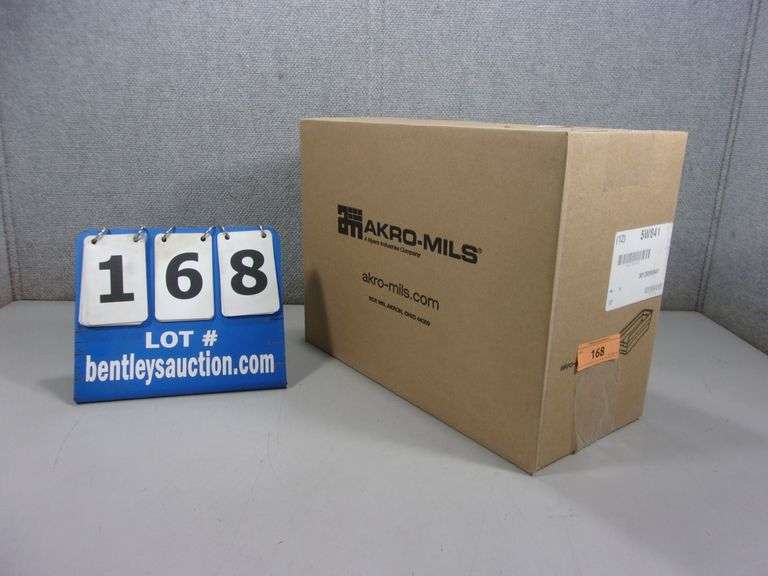 BOX: AKRO MILS BLUE BINS (12X MONEY) - Bentley & Associates, LLC