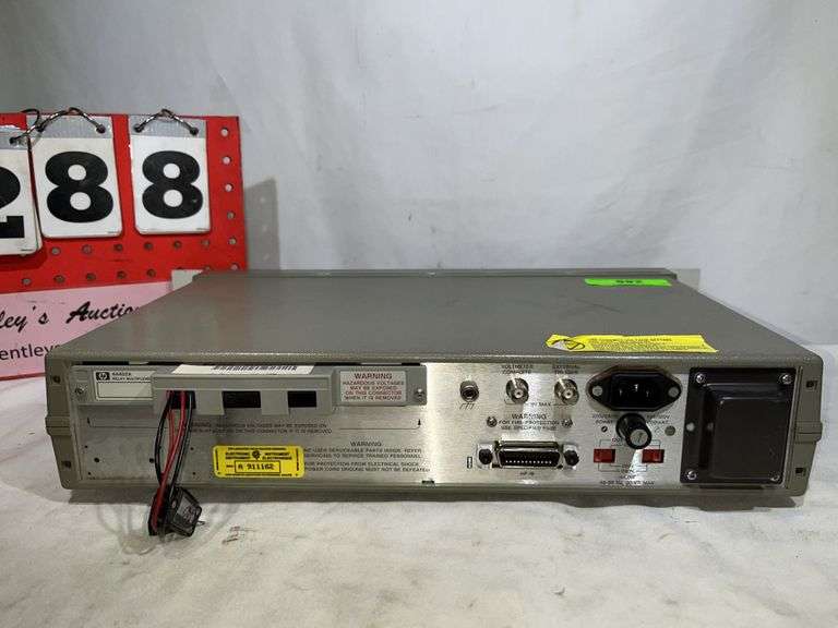 HP 3457A MULTIMETER - Bentley & Associates, LLC