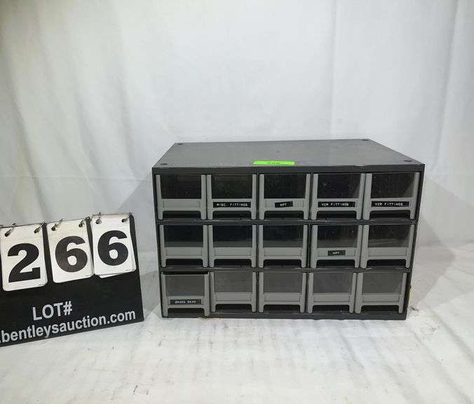 MINI TOOL RACK W/ 15 CUBBY HOLES - BLACK - Bentley & Associates, LLC