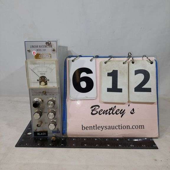 LINEAR RATE METER MODEL 1480 - Bentley & Associates, LLC