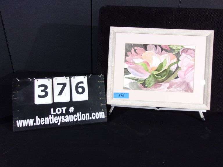 UNKNOWN: PINK FLORAL STILL LIFE - Bentley & Associates, LLC