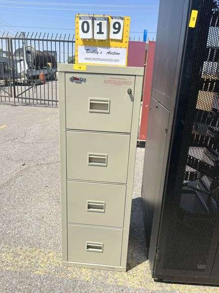 FIRE KING TURTLE 4-DRAWER FILE CABINET - Bentley & Associates, LLC