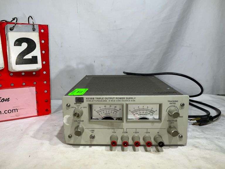 HP 6236B TRIPLE OUTPUT POWER SUPPLY - Bentley & Associates, LLC