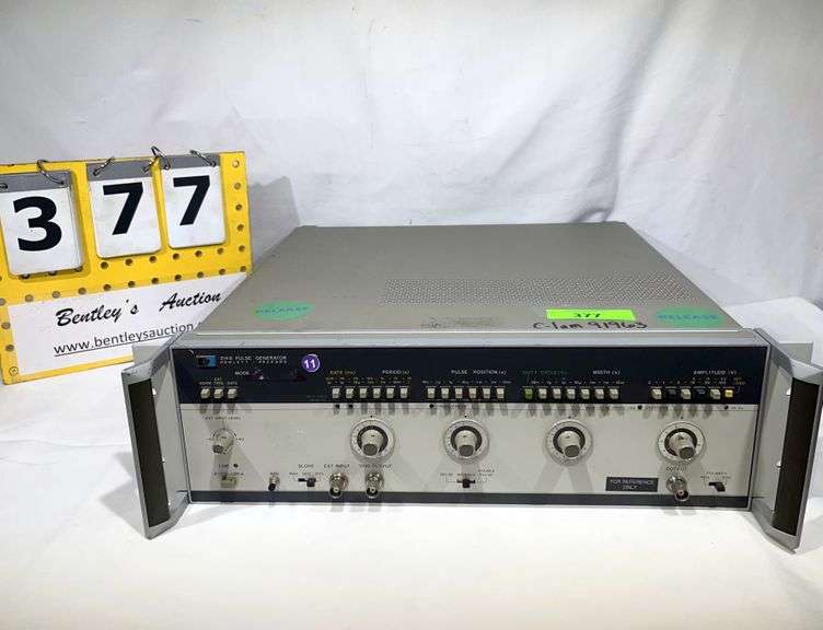 HP 214B PULSE GENERATOR - Bentley & Associates, LLC