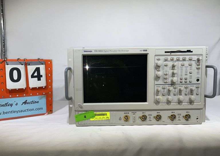 TEKTRONIX TDS 5054 DIGITAL PHOSPHOR OSCILLOSCOPE - Bentley & Associates ...