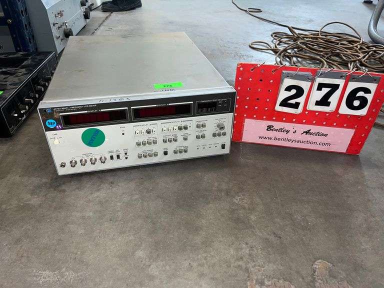 HP 4275A MULTI FREQUENCY LCR METER - Bentley & Associates, LLC