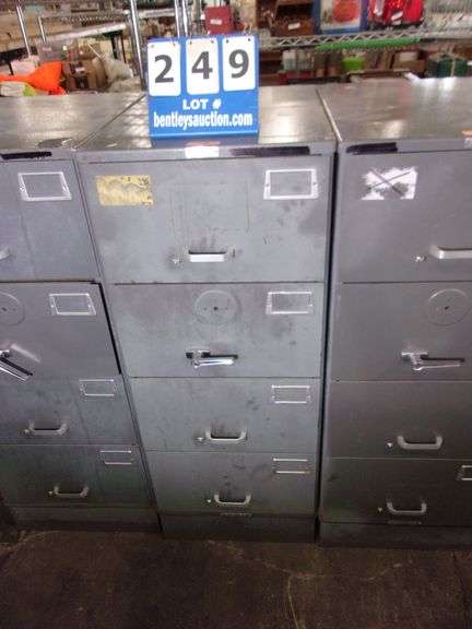 MOSLER 4-DRAWER HEAVY STEEL MODEL: SF-C4 LOCKING SECURITY FILE SAFE ...