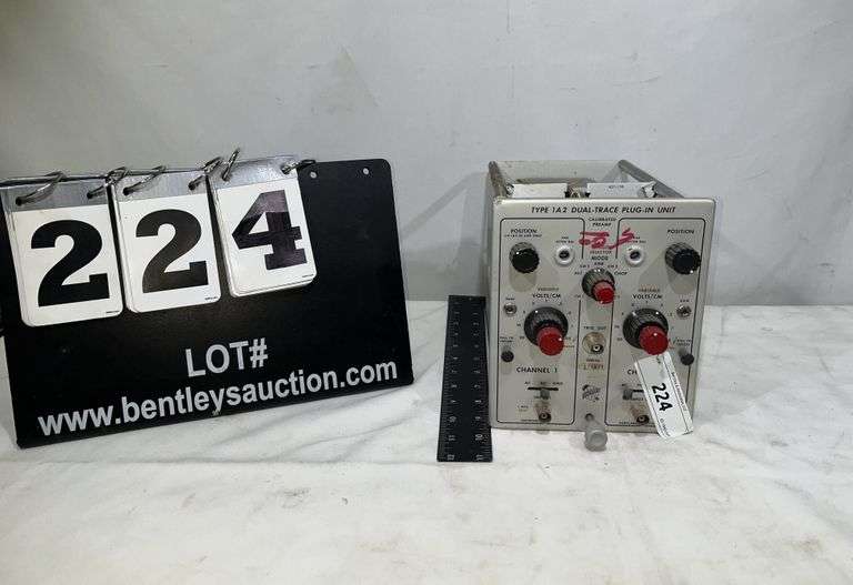 TEKTRONIX TYPE 1A2 DUAL TRACE PLUG-IN UNIT - Bentley & Associates, LLC