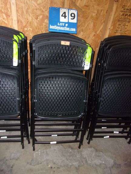 MITY-LITE FLEX ONE FOLDING CHAIRS - BLACK (5X MONEY) - Bentley ...