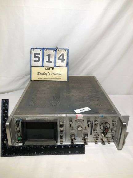 180A OSCILLOSCOPE 1801A DUAL CHANNEL VERTICAL AMP 50 MHZ 1821A TIME ...