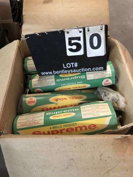 BOX: SUPREME STEEL WOOL - 1 LB NET - Bentley & Associates, LLC
