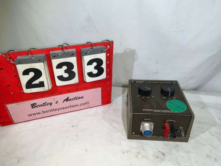 KEITHLEY 262 LOW THERMAL VOLTAGE DIVIDER - Bentley & Associates, LLC