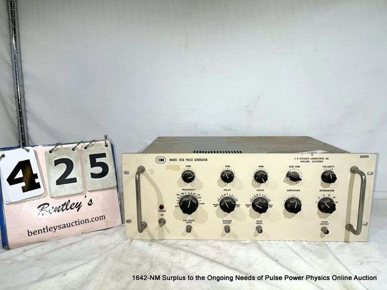 EH PULSE GENERATOR MODEL 132A - Bentley & Associates, LLC