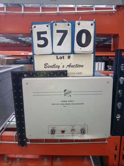TEKTRONIX POWER SUPPLY TYPE 555 DUAL BEAM OSCILLOSCOPE - Bentley ...