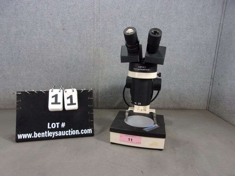 SWIFT INSTRUMENTS SM90 MICROSCOPE S/N: 0180819 (FIRE LABEL) - Bentley ...