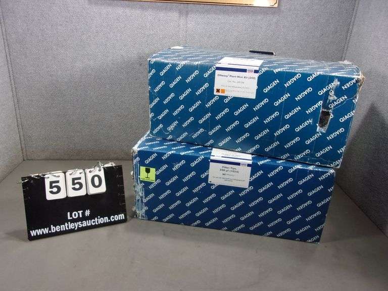 STACK 2 BOXES: QIAGEN FILTER TIPS - 200 UL & DNEASY PLANT MINI KIT ...