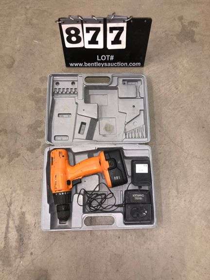 18V BATTERY PACK 3/8" DRILL W/ TOOL BOX - Bentley & Associates, LLC