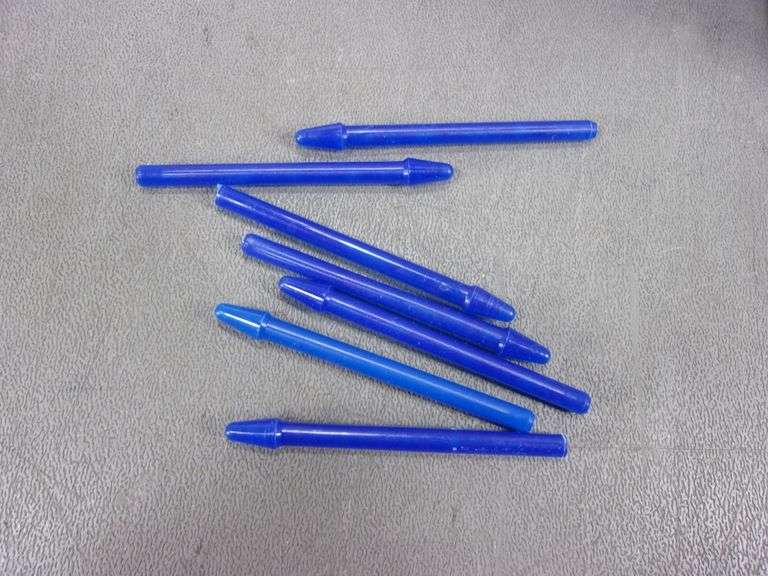 TUPPERWARE FULL OF BLUE LAB SAMPLE PLUGS - Bentley & Associates, LLC