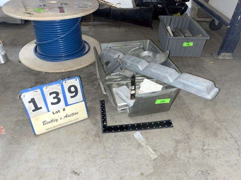 BIN: ASSORTED METAL MOLTEN BARS - Bentley & Associates, LLC